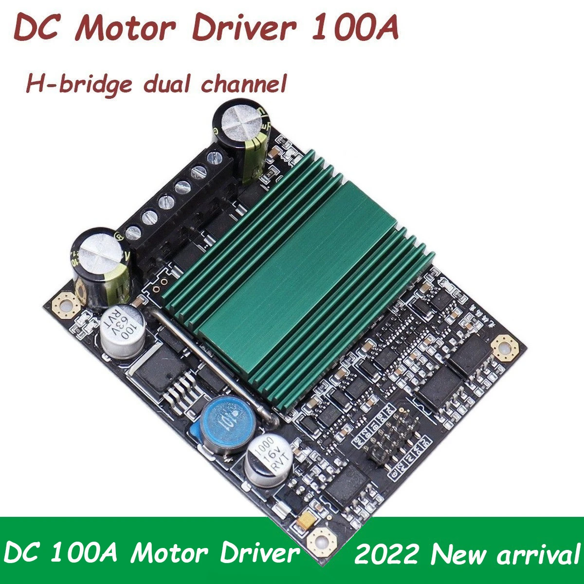Dc 12v~48v 100a High Power H-bridge Dc Motor Drive Module Board High ...