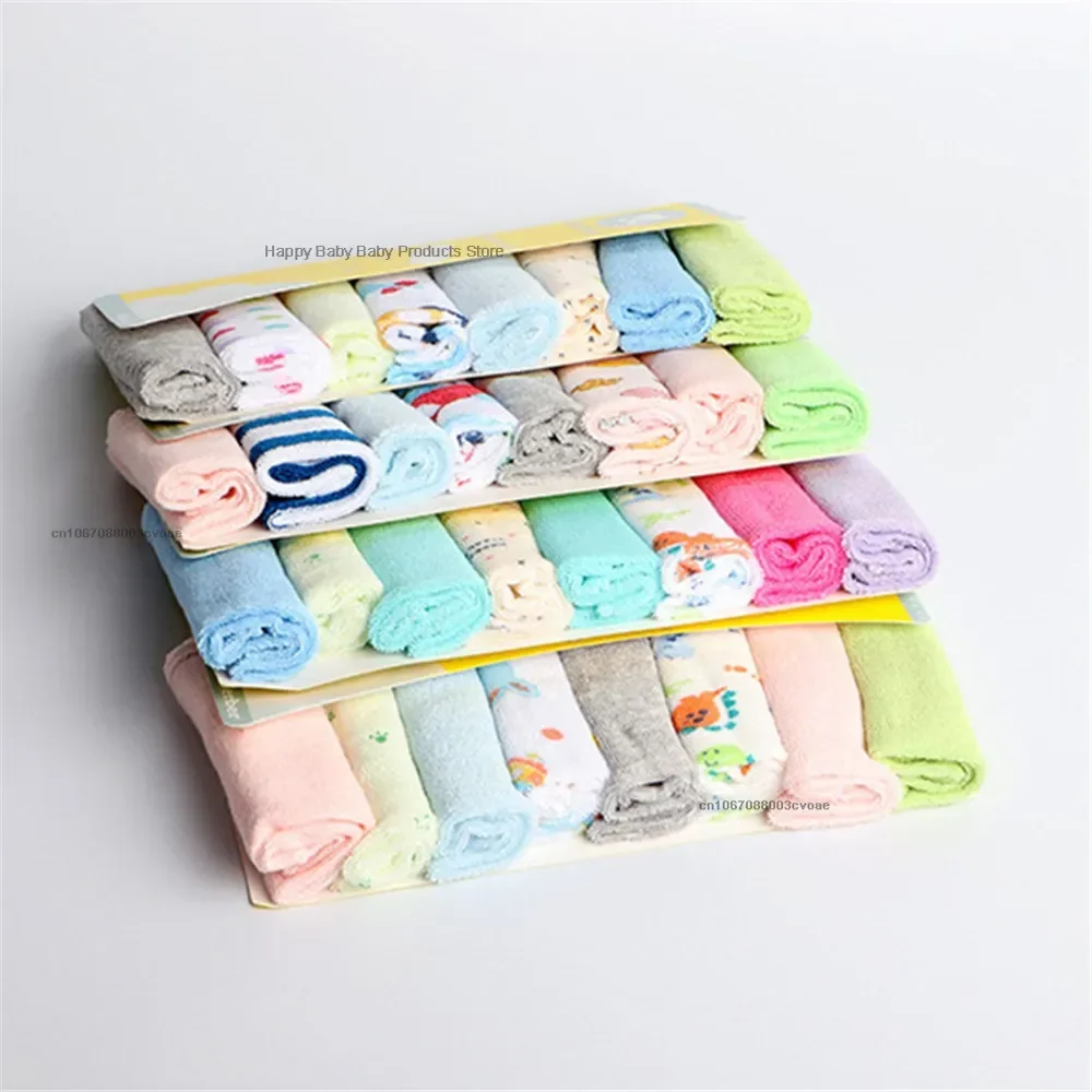 8Pcs-pack-Baby-Infant-Newborn-Bath-Towel-Washcloth-Bathing-Feeding-Wipe-Cloth-Soft-Shower ...