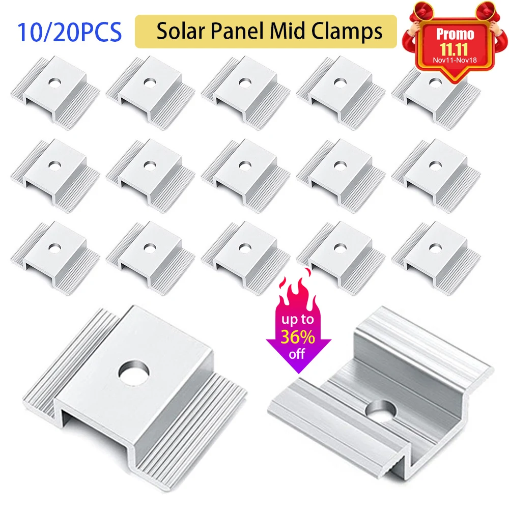 Solar-Panel-Mid-Clamps-Photovoltaic-Panel-Bracket-PV-Panel-Mid-Clamp ...