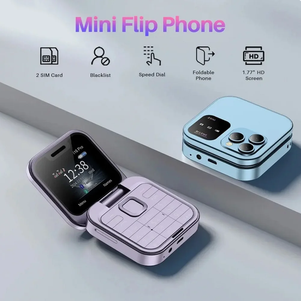 Small-Foldable-Mobile-Phone-Auto-Call-Record-Speed-Dial-Dual-SIM-Card ...