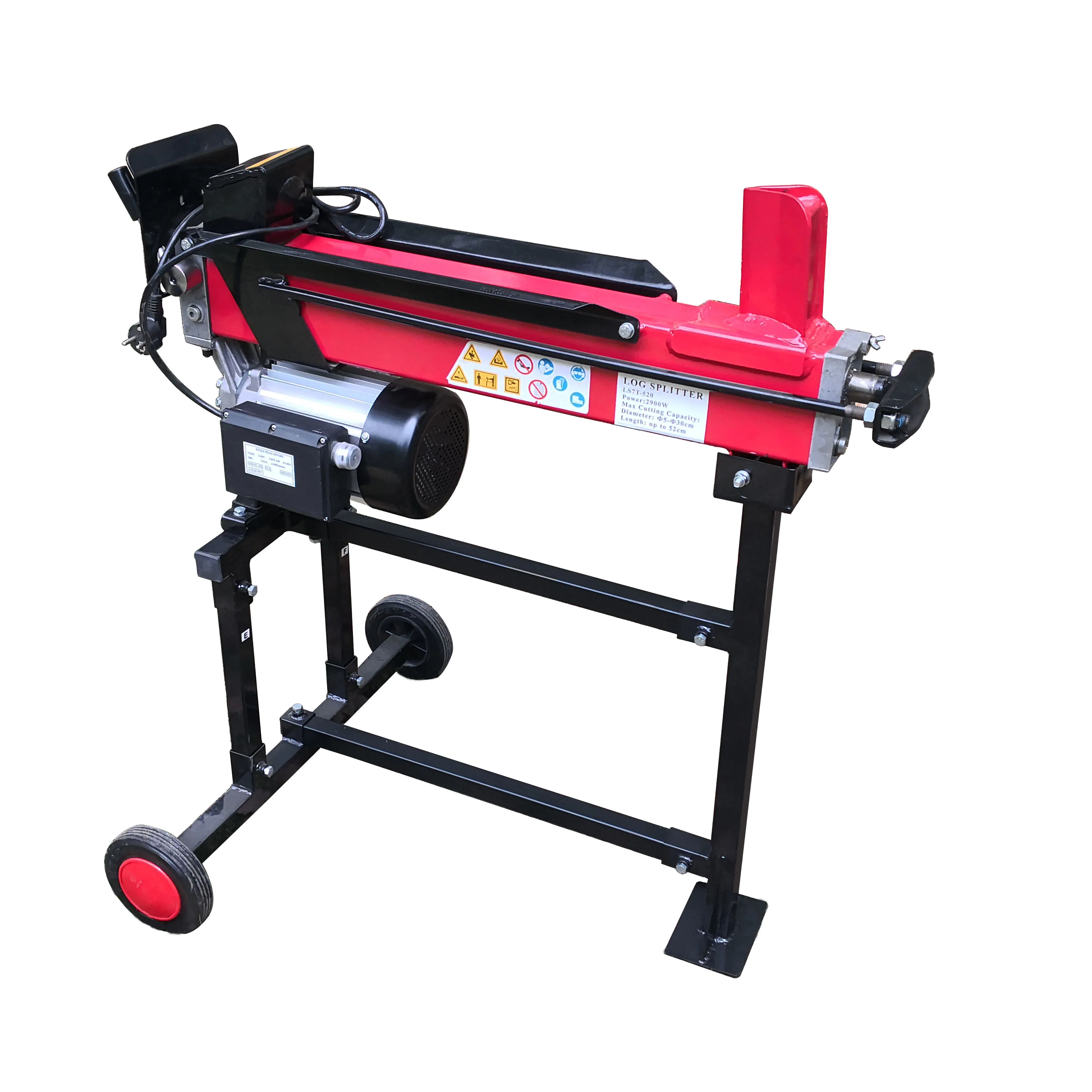Electric-motor-hydraulic-log-splitter-with-7ton-splitting-force-520mm ...