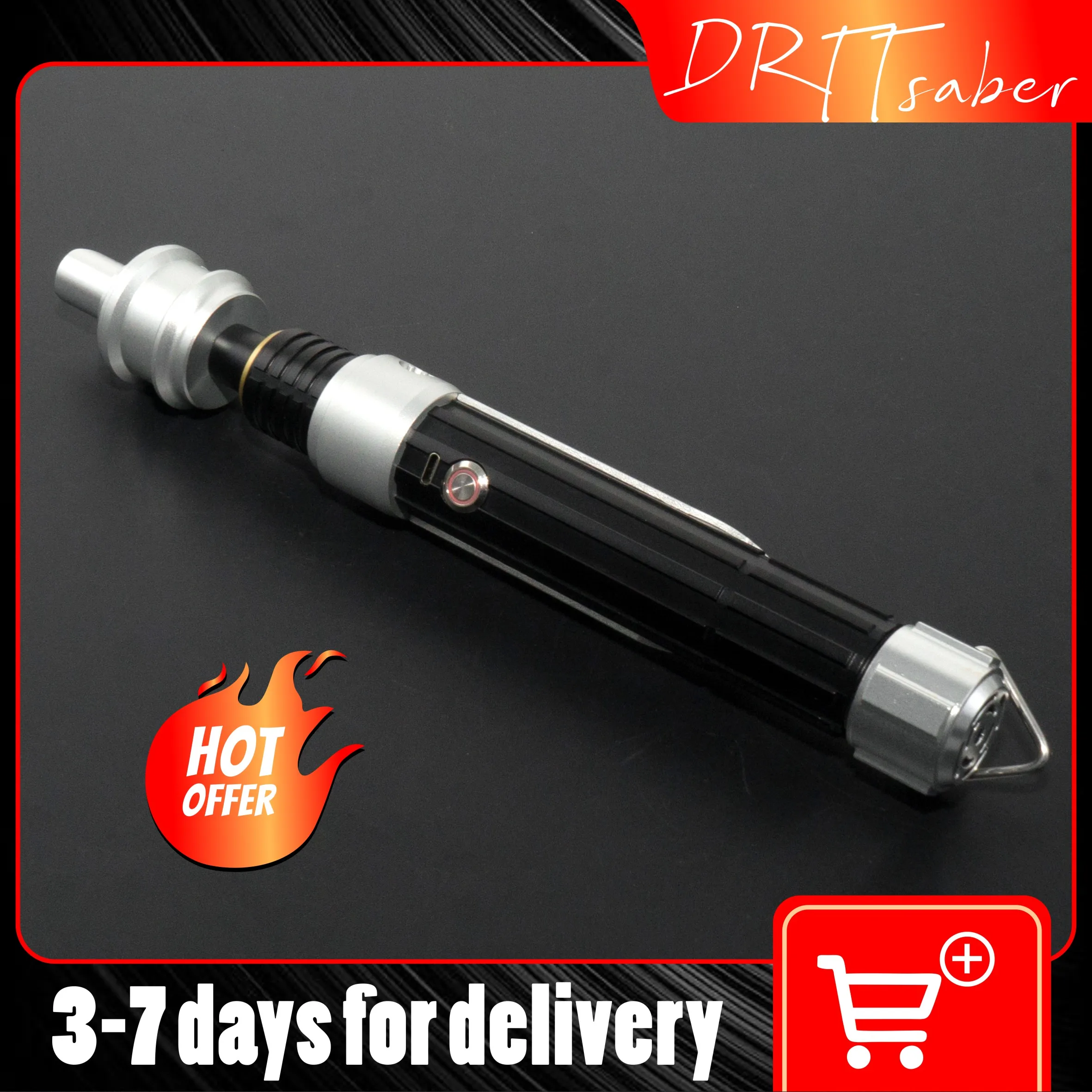 Ezra-Lightsaber-Laser-Sword-Metal-Hilt-Add-40-fonts-Metal-Hilt-Smooth ...