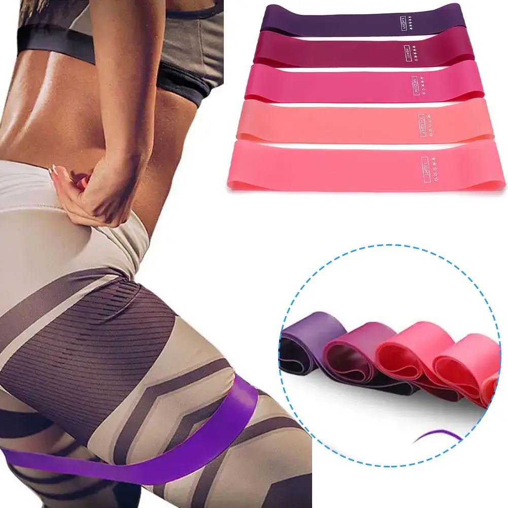 Rubber-Gym-With-Elastic-Bands-Fitness-Training-Equipment-Yoga-Bands ...