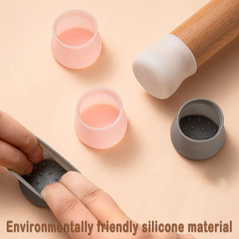 Chair Leg Protection Cover Caps | Silicone Chair Foot Protector - 4/8 ...