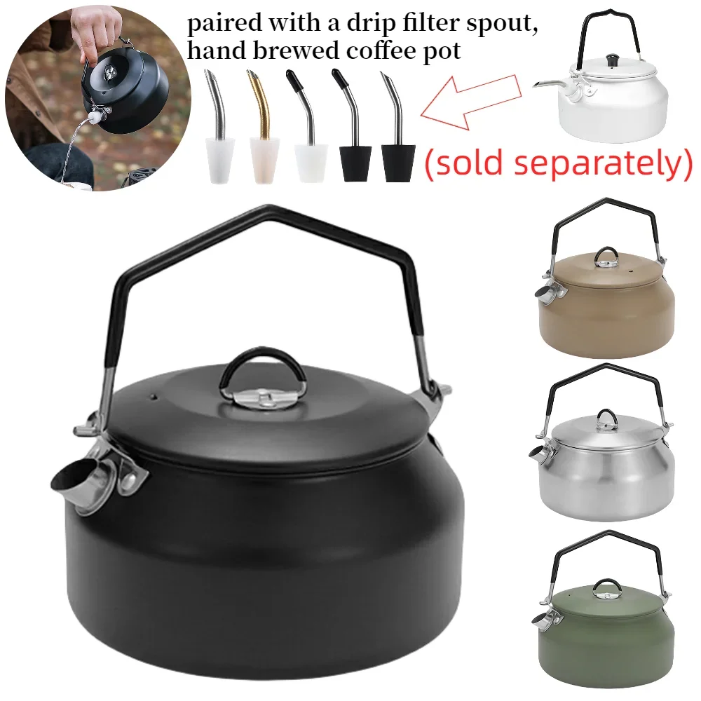 Outdoor-Water-Kettle-Camping-Coffee-Pot-Ultralight-Boiling-Stovetop ...