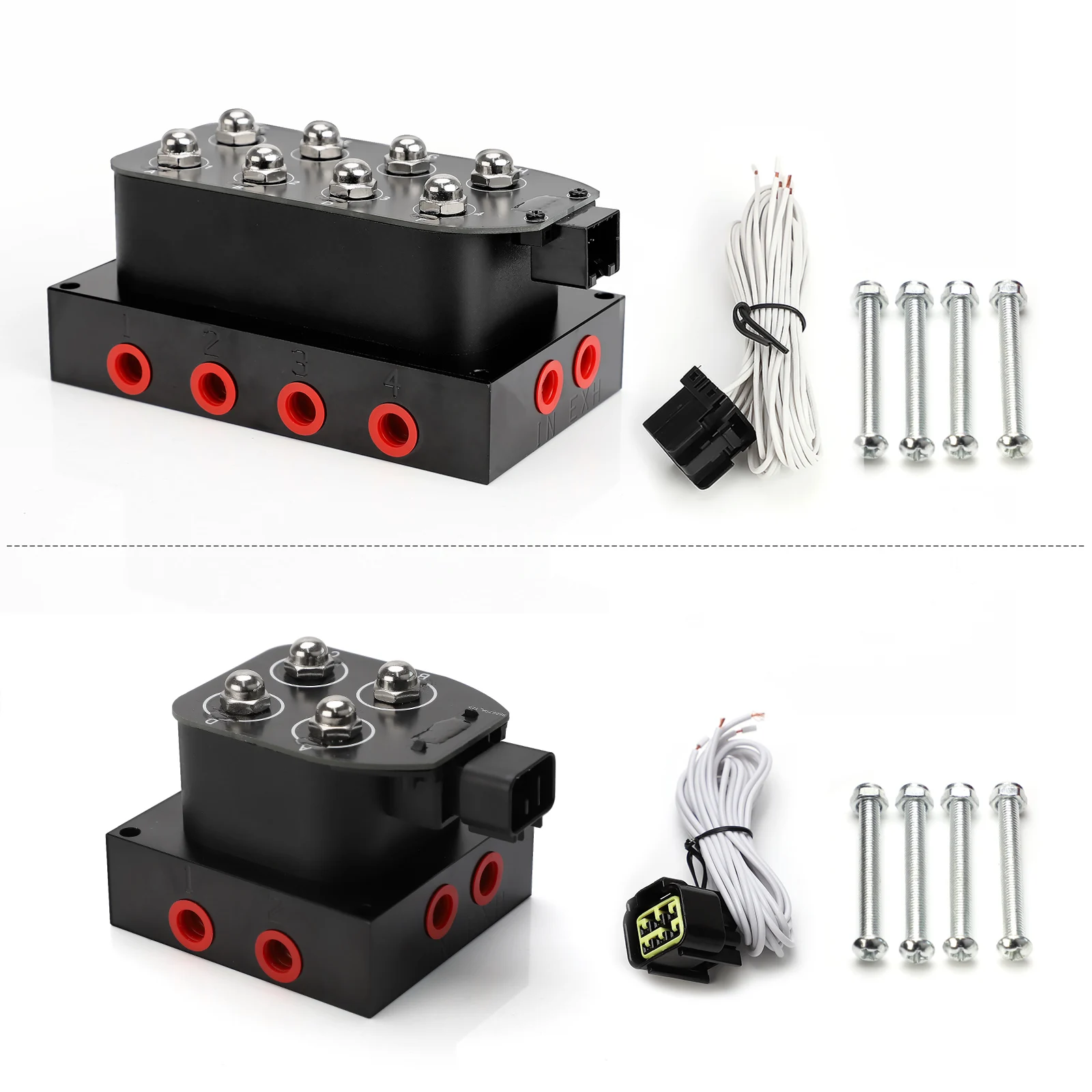8 Valve Air Suspension Manifold 8-Valve Universal Air Ride Suspension ...