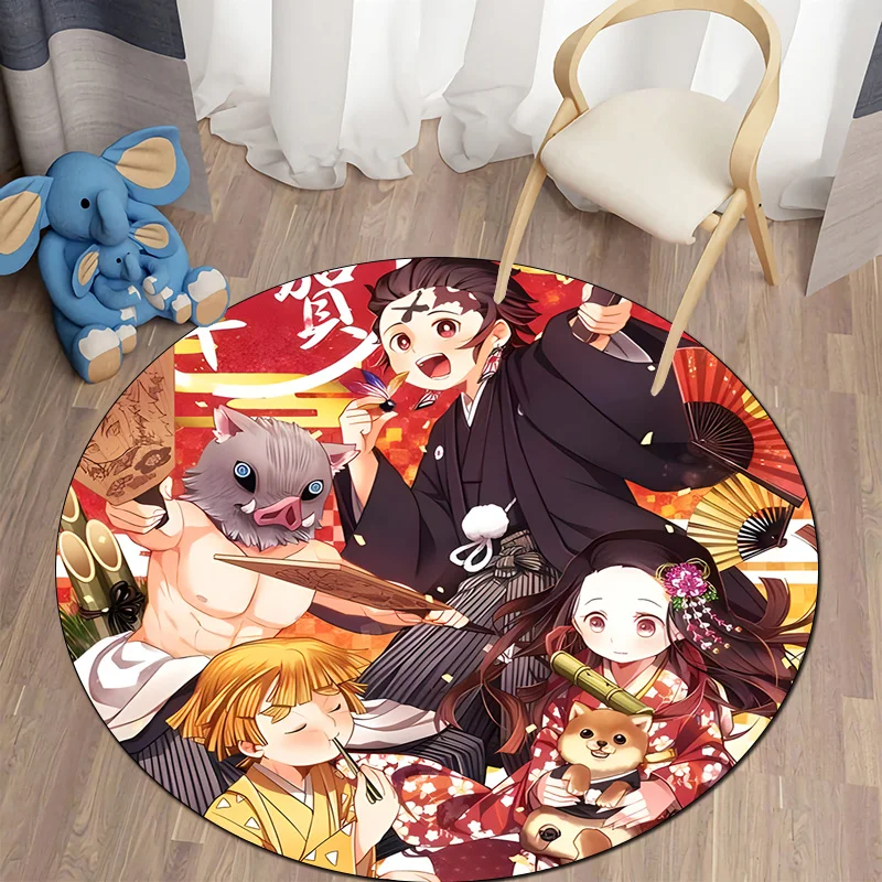 Demon-Slayer-Carpet-in-children-s-crawl-play-area-round-carpet-floor ...