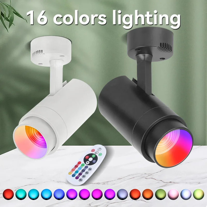 Projecteur lumineux LED RGB - 3PCS White Body-Set - Éclairage de scène ...