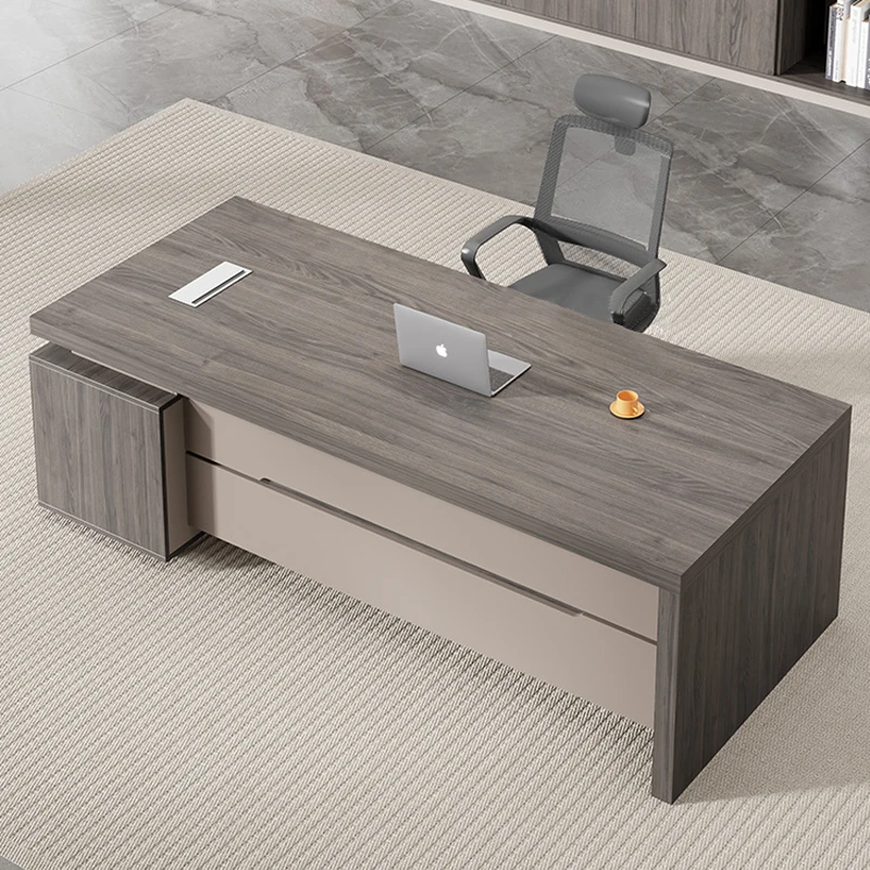 Design Unique Boss Desk Cabinet Storage Supervisor Manager Desk Simple ...