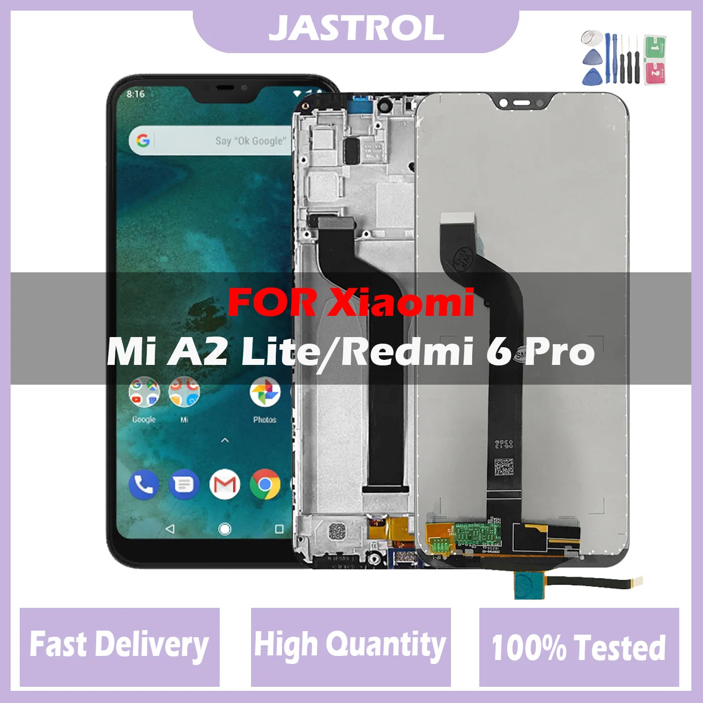 Original 5.84" Lcd For Xiaomi Mi A2 Lite LCD Display Touch Screen ...