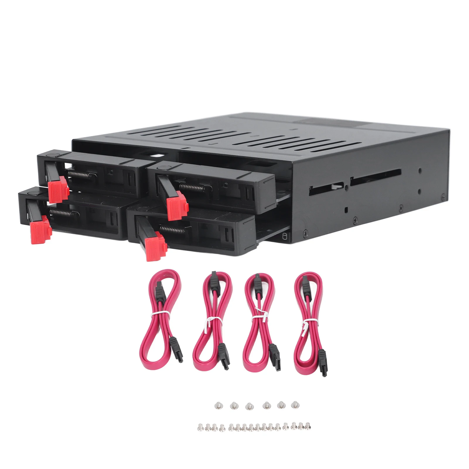 4-Bay-HDD-Cage-Chassis-5-25in-Drive-Tray-2-5in-SATA-Mobile-Rack ...