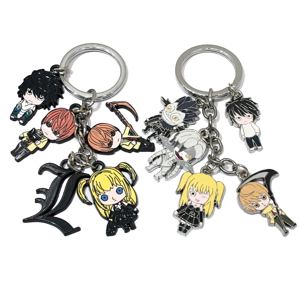 Death-Note-Key-Chain-L-Lawliet-Misa-Yagami-Light-Ryuk-Rem-Metal-Pendant ...