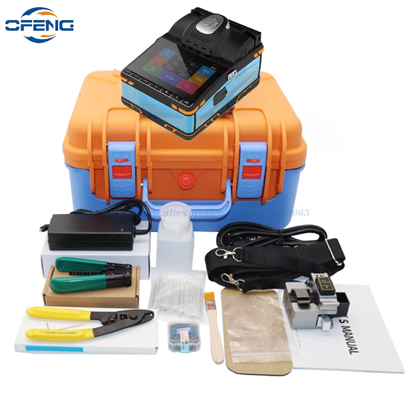 New Fiber Optic Fusion Splicer K5 Optical fiber welder T7 6 motors ...