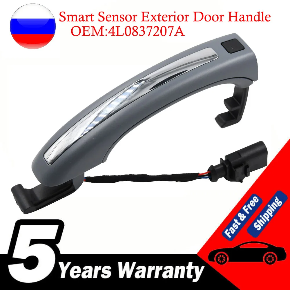 New-Blue-Smart-Sensor-Exterior-Door-Handle-For-Q7-2007-2015-4L0837207A ...