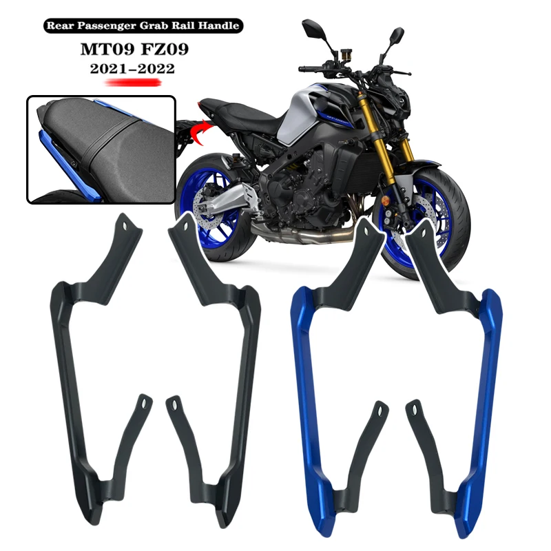 2023-MT09-Motorcycle-Rear-Grab-Bars-Rear-Seat-Pillion-Passenger-Grab ...