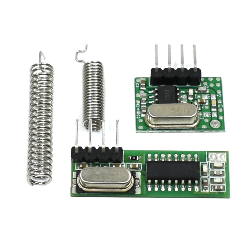 433 Mhz Superheterodyne RF Receiver and Transmitter Module 433Mhz ...
