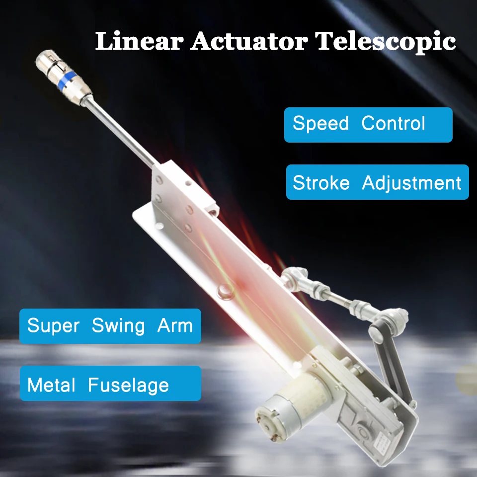 Fredorch-DC24V-Reciprocating-Linear-Actuator-Telescopic-Rocker-Arm ...