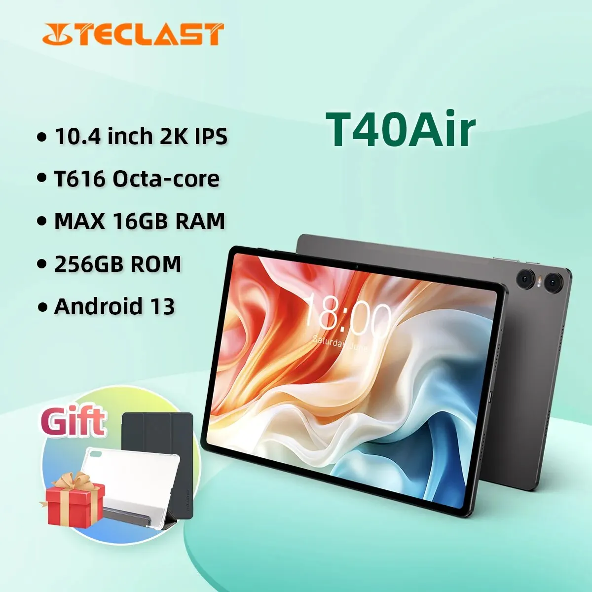 Teclast-T40Air-Tablet-Android-13-T616-8-core-8GB-8GB-RAM-256GB-ROM-10 ...
