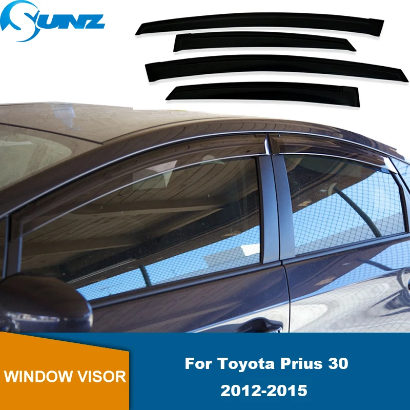 Window Visor For Toyota Prius 30 2012 2013 2014 2015 Weathershield Sun ...