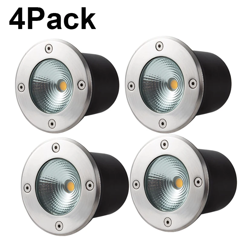 4PACK Waterproof 5W 7W 10W 15W LED Garden Buried AC85-265V Outdoor ...