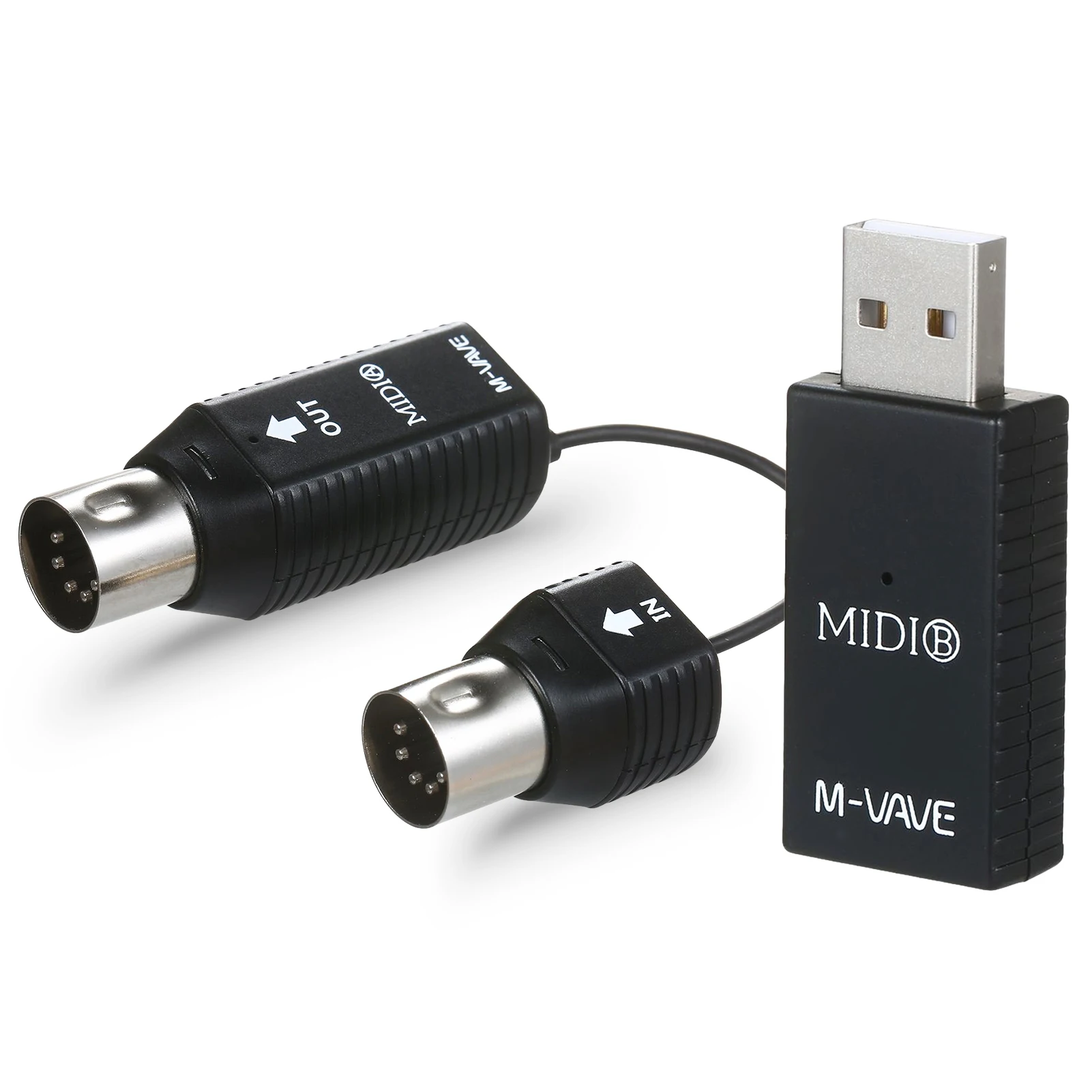 M-VAVE MS1 Mini Wireless Transmission System MIDI System MIDI Wireless ...