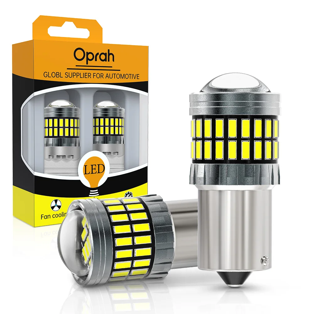 2pcs Led 1156 ba15s P21W Bulbs 1157 7440 T20 7443 3157 BAU15S PY21W ...