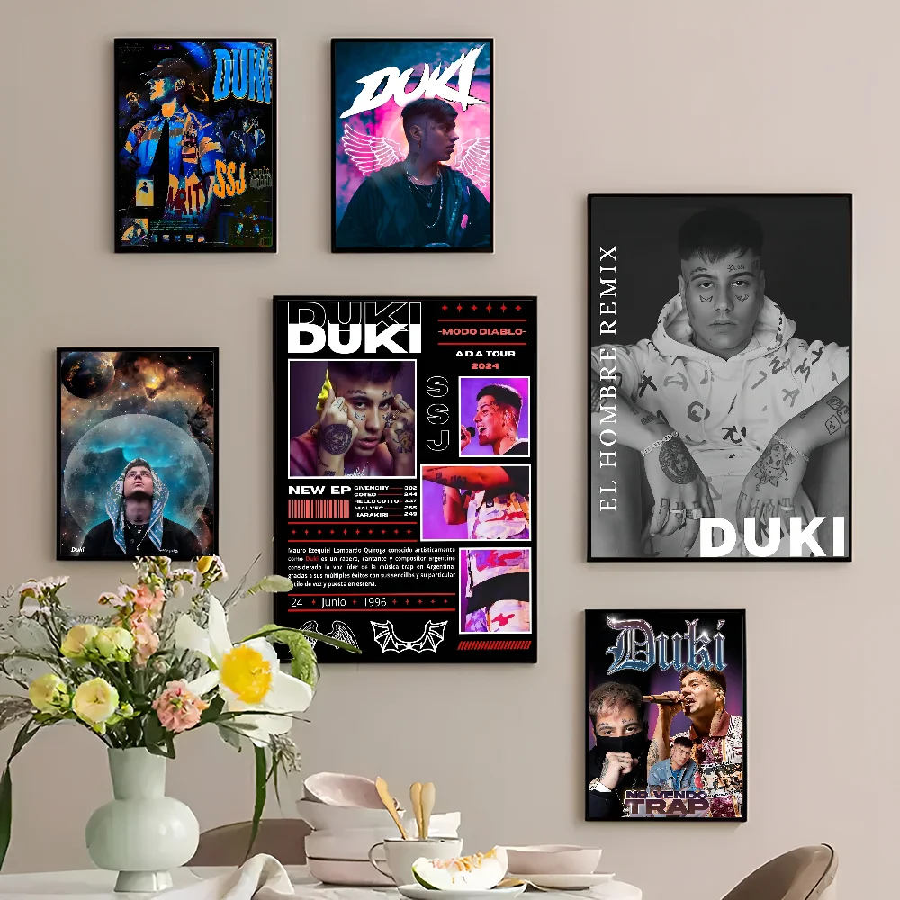 Rapero-Duki-Anime-Posters-decoraci-n-pegajosa-pintura-arte-de-pared ...