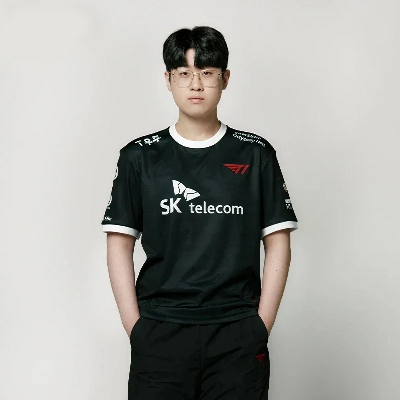 SKT-T1-2023-Team-Uniform-LOL-League-FAKER-T1-T-shirt-LCK-Custom-Shirt ...