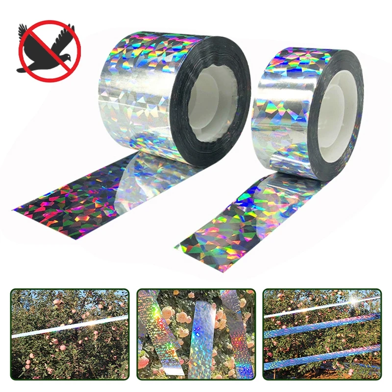 50-80M-Anti-Bird-Tape-Flashing-Reflective-Repellent-Bird-Scare-Tape ...