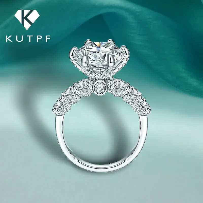 Gra-Certified-3Carat-Moissanite-Diamond-Engagement-Rings-925-Sterling ...