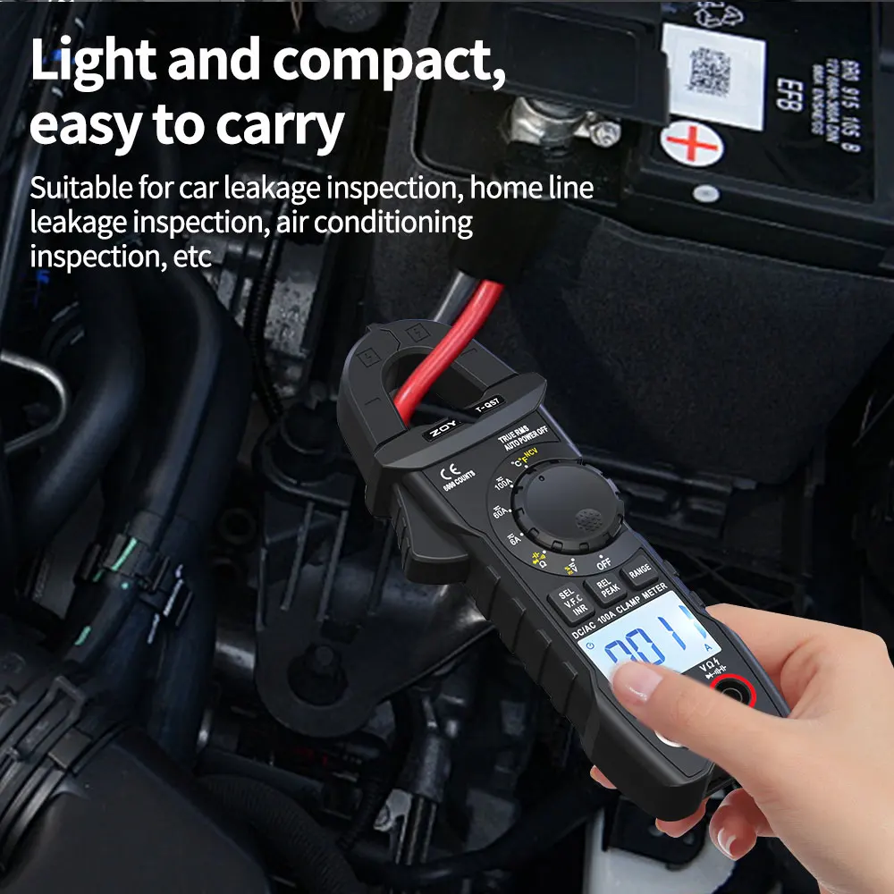 ZOYI ZT-QS7 AC/DC Digital Clamp Meter Meter Multimeter Pinza ...
