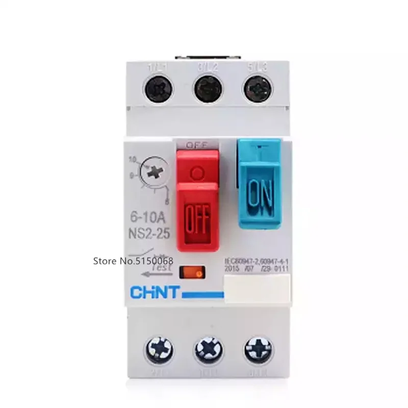 Chnt Chint Motor Beschermende Circuit Breakers NS2 25 NS2 32 1.6 2.5A 2.5 4A 4 6.3A 6 10A 9 14A ...