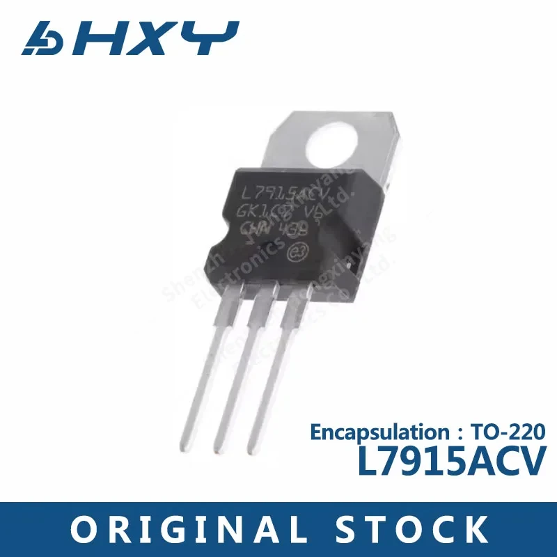 10PCS-L7915ACV-TO-220-In-line-Linear-Voltage-Regulator-LDO-power-chip ...