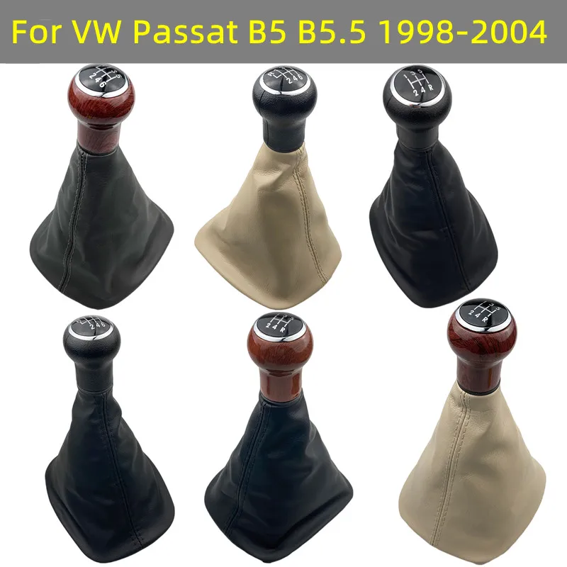 5/6 Speed Manual Car Styling Gear Shift Knob Lever Gaiter Boot Cover ...