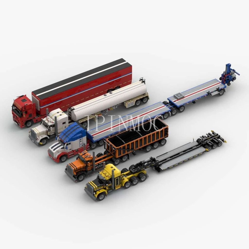 New Technology Legoins Lepins Building Block Moc-3125 Kenworth T680 ...