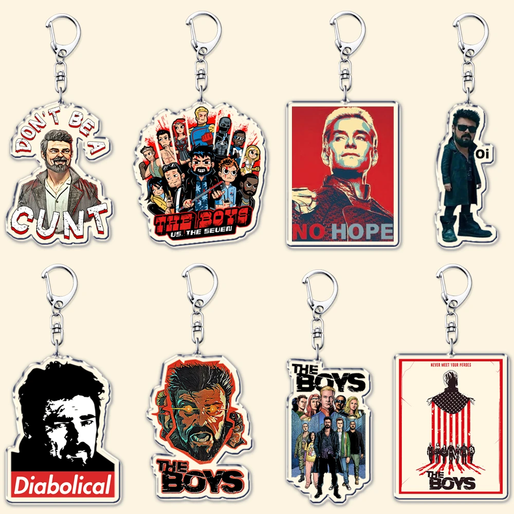 Hot-The-Boys-TV-Show-Keychains-Homelander-Billy-Butcher-Starlight-Key ...