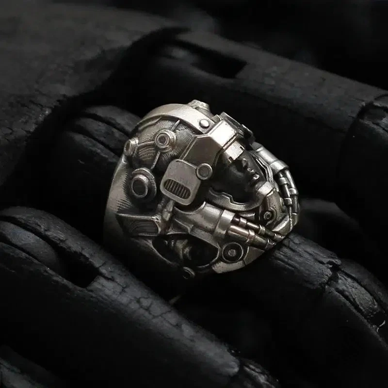 Gothic-Punk-Mechanical-Girl-Rings-Opening-Adjustable-Robot-Rings-for ...