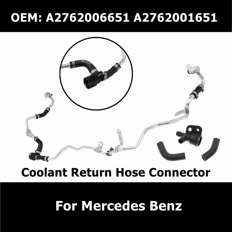 A2762006651-2762006651-Car-Turbocharger-Coolant-Return-Hose-Connector ...