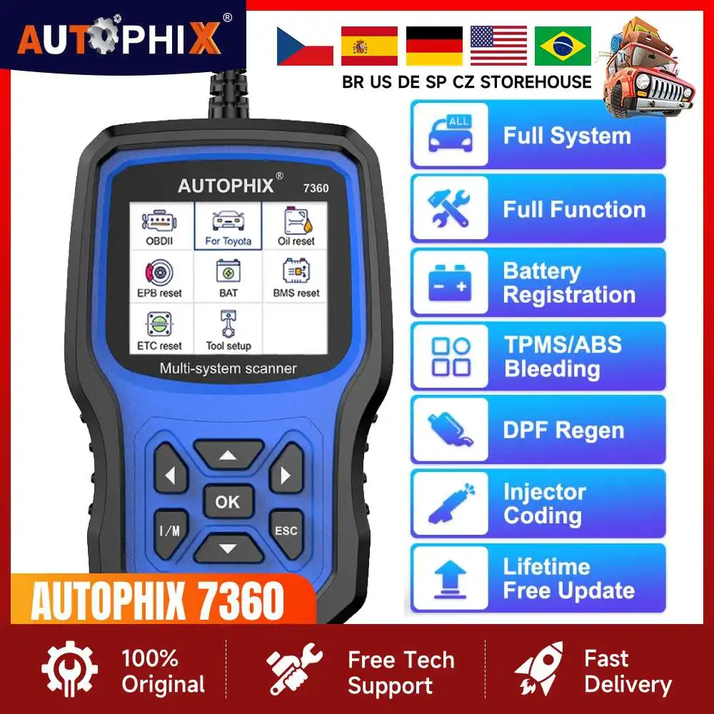 AUTOPHIX-7360-OBD2-Scanner-For-Toyota-All-System-Automotive-Code-Reader ...