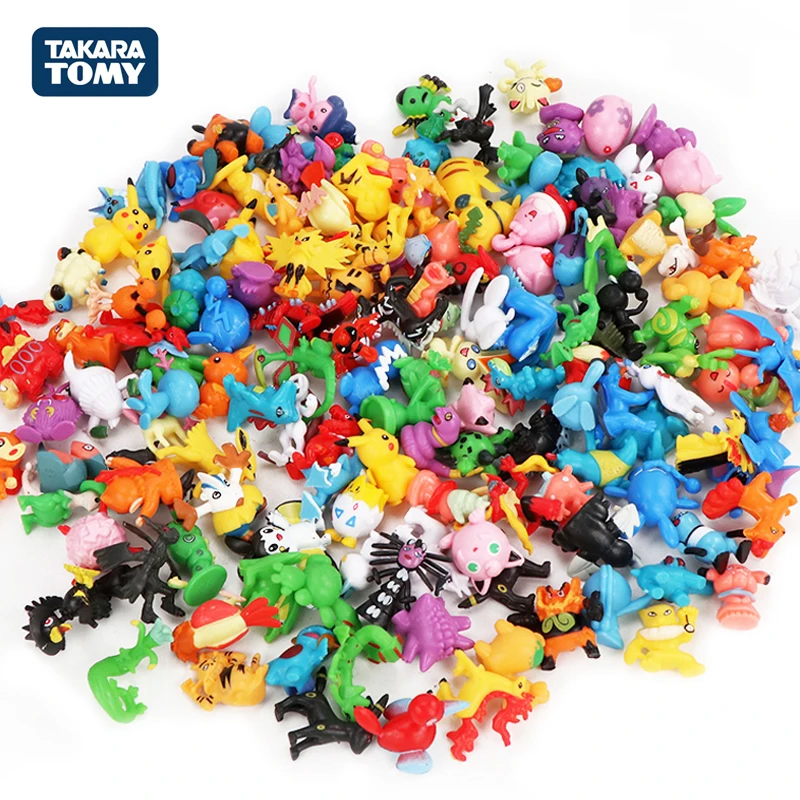 24PCS Pokemon Christmas Action Figure Toys Genuine Pikachu Anime Figure ...