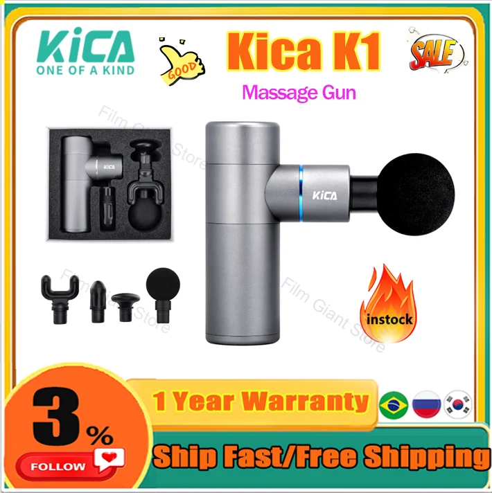 KICA K1 Massage Gun Professional Muscle Massager for Body Back Neck Leg ...