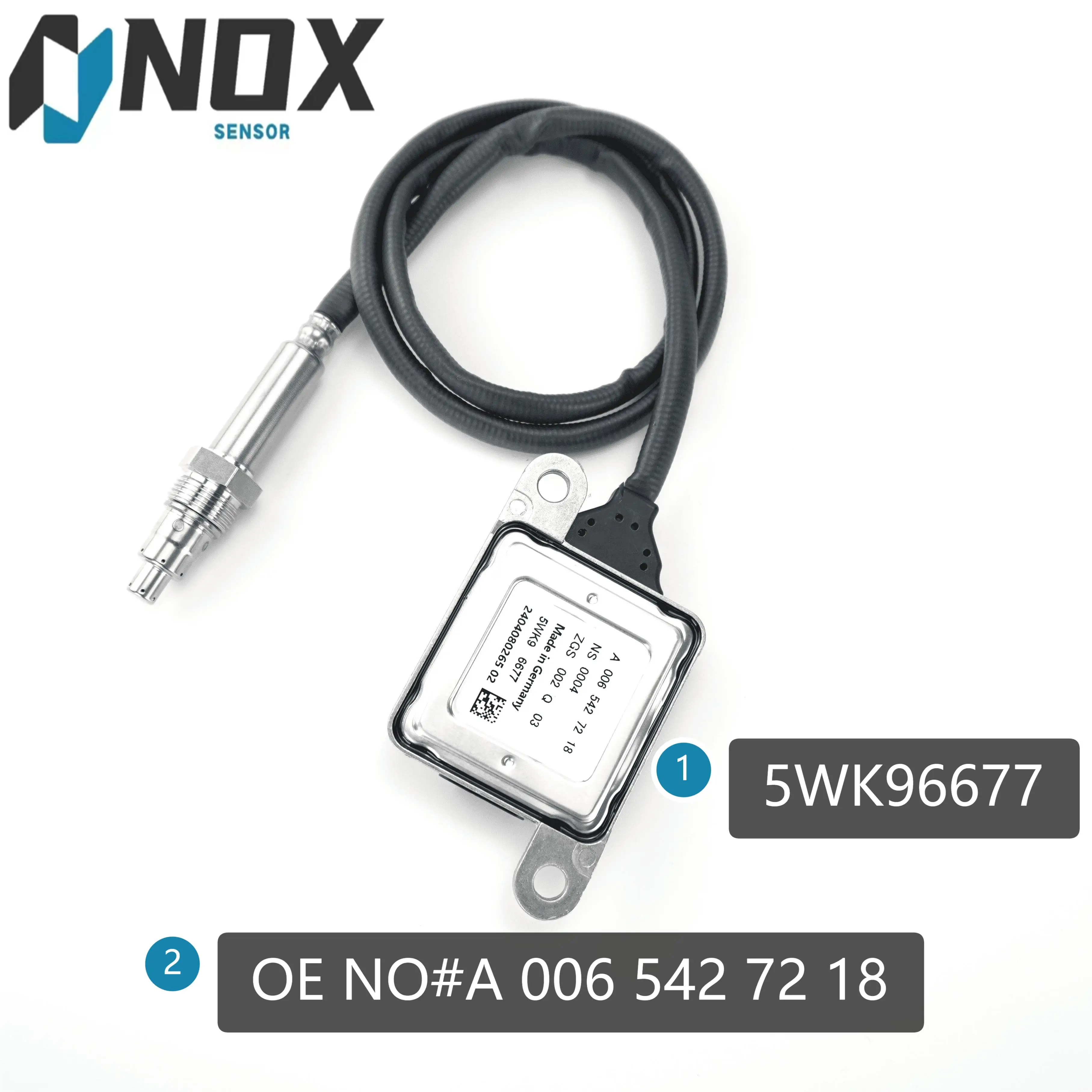 A0065427218-5WK96677-Original-New-Nitrogen-Oxygen-NOx-Sensor-12V-For ...