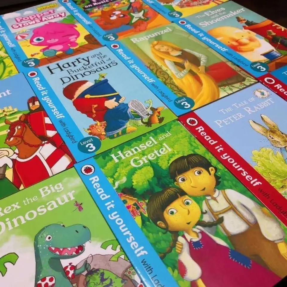 50 Books/Set Ladybird Read It Yourself Level 1 to Level 4 English ...