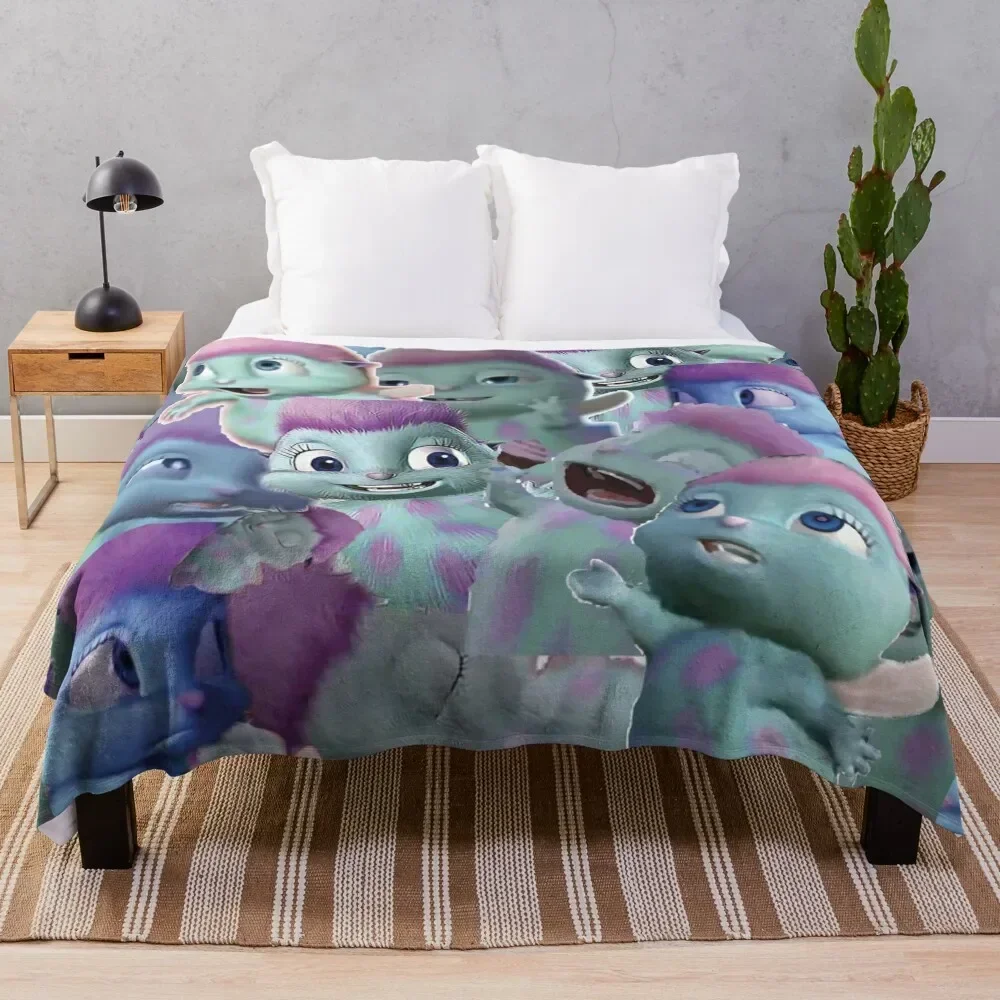 Bibble-Collage-Throw-Blanket-Designers-Bed-for-winter-anime-Summer ...