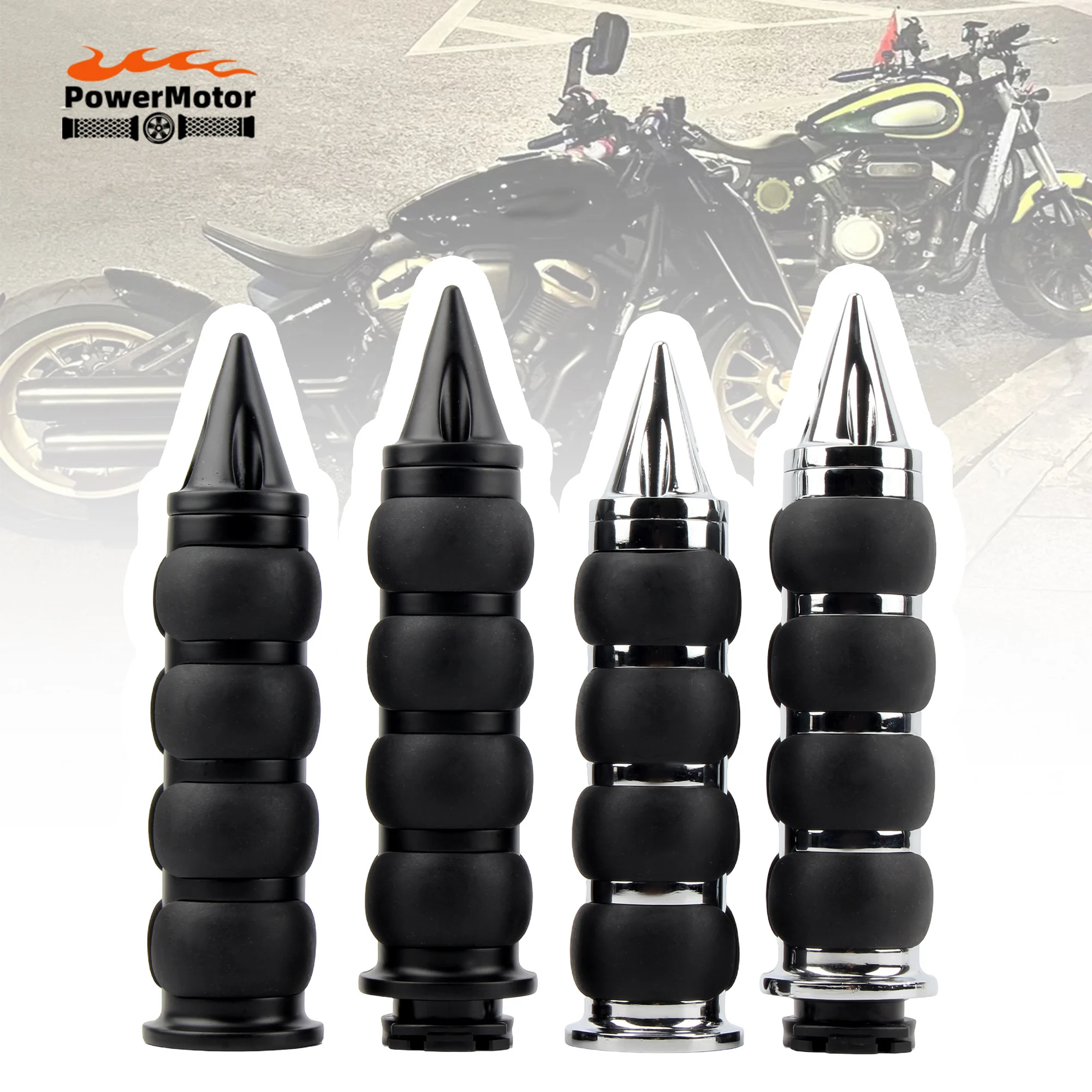 Motorcycle Hand Grips 25mm Motocross Grip Cuffs Handle Handlebar For ...
