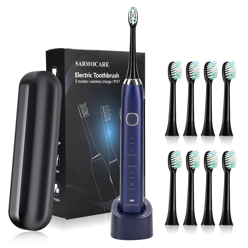 Electric-Sonic-Toothbrush-Smart-Adult-Ultrasonic-Tooth-Brush ...