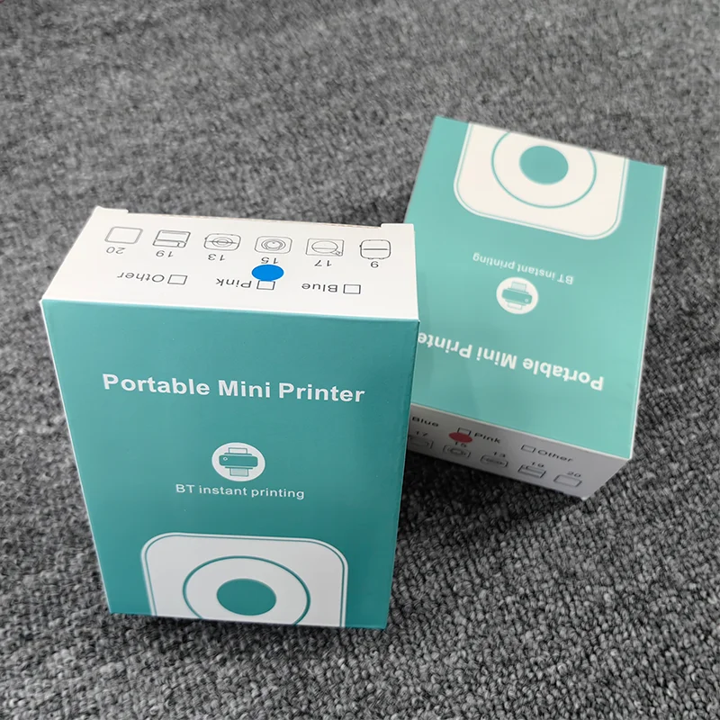 Imprimante,Mini imprimante de poche photo portable,sans encre,thermique ...