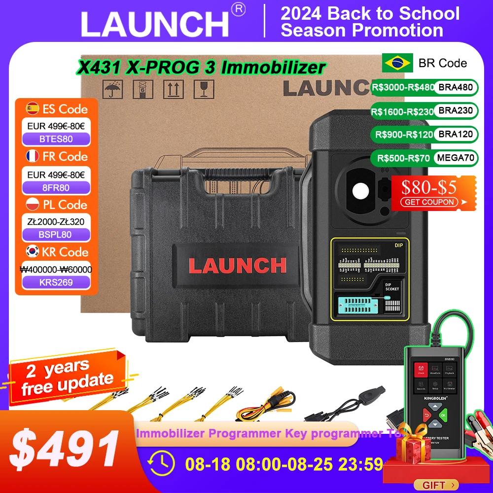 LAUNCH-X431-X-PROG-3-Vehicle-Immobilizer-Programmer-Key-programmer-tool ...