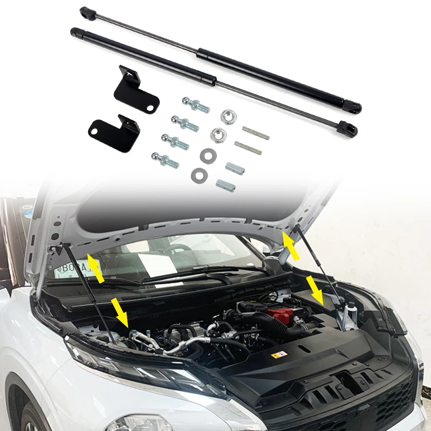 For Mitsubishi Outlander 2023 2024 Car Accessories Front Hood Bonnet ...
