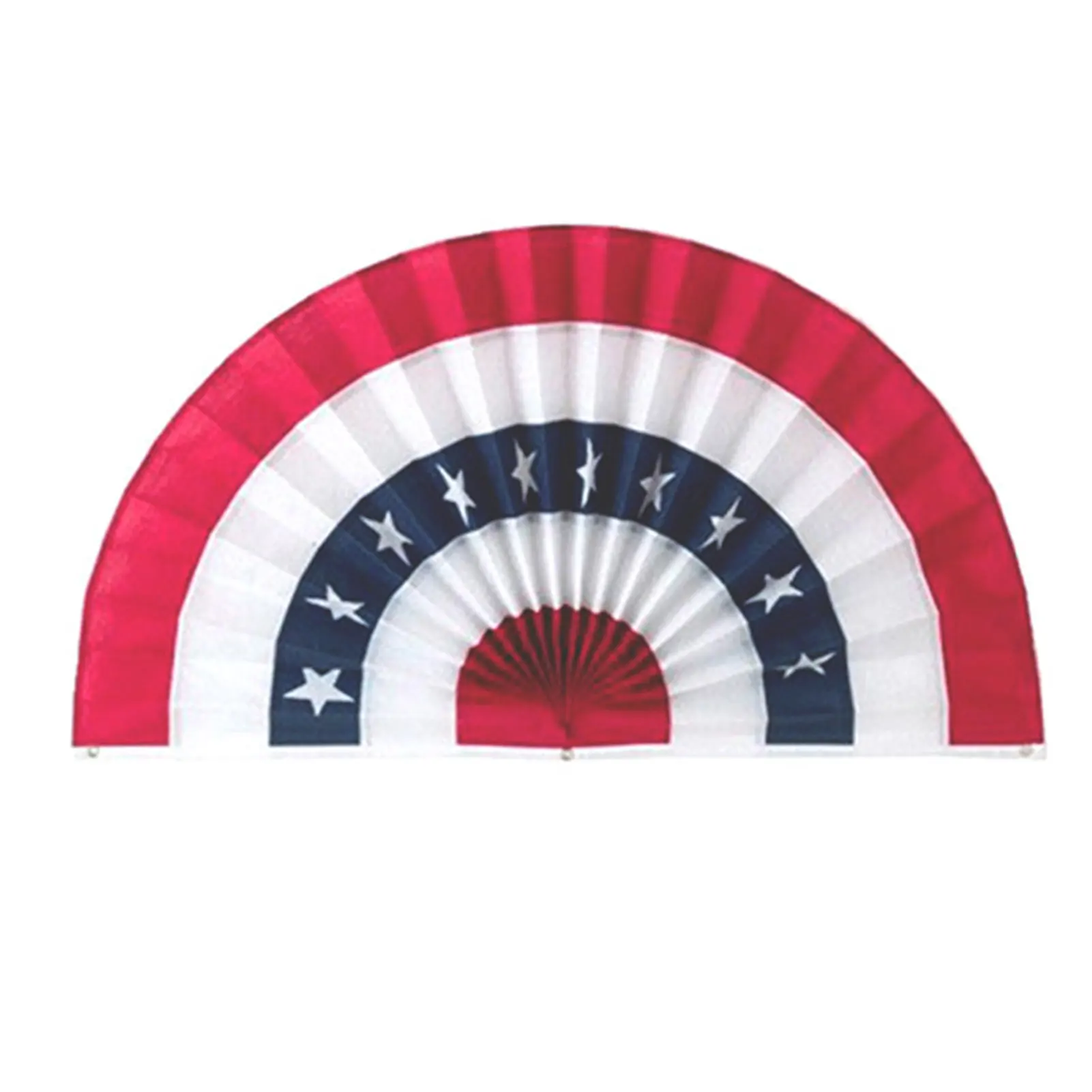 Independence-Day-Fan-Shaped-Flag-Classic-Blue-Red-Decorative-Flag-for ...